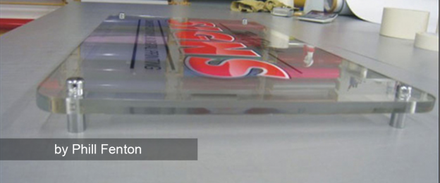 uksignboards.com | Acrylic Sign on Chrome Stand-off Locators