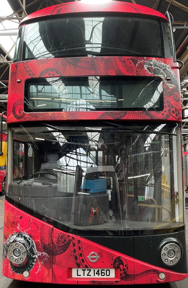 uksignboards.com | We love this matt finish, London Bus Wrap by Neil ...