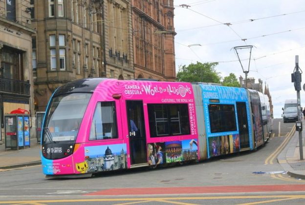 uksignboards.com | Edinburgh set to launch 16 new Tram Wraps.
