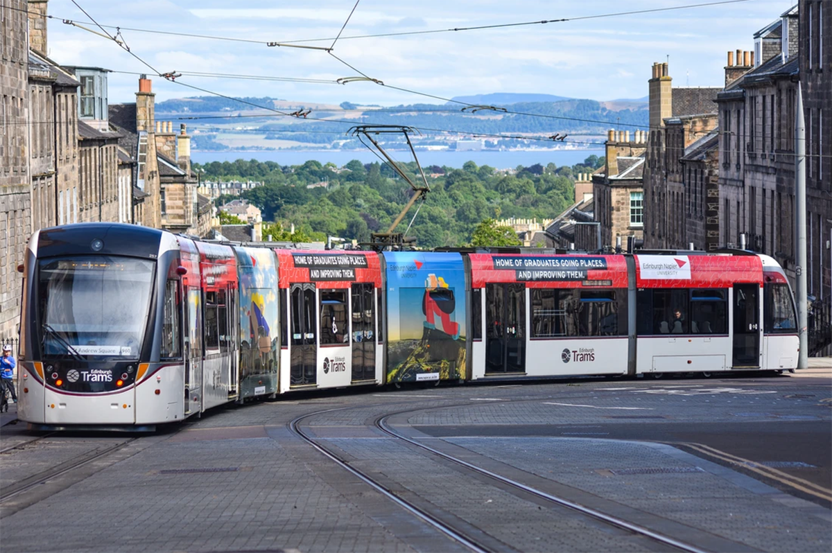 uksignboards.com | Edinburgh set to launch 16 new Tram Wraps.